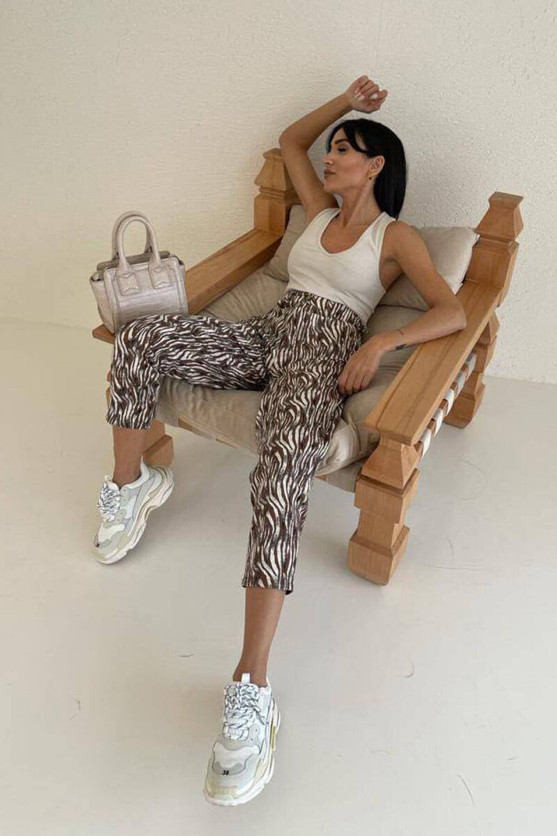 DESIGN DIFFERENT COLORS WOMAN JEANS BROWN/KAFE JEANS KLAUDIO FASHION EL ...