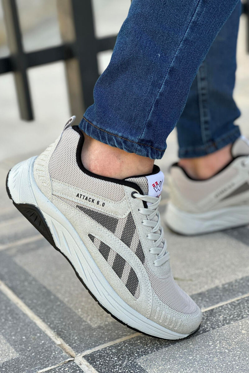 LACING SIMPLE MEN SNEAKERS BLACK-NEON/ZENEO SNEAKERS KLAUDIO FASHION RA-295