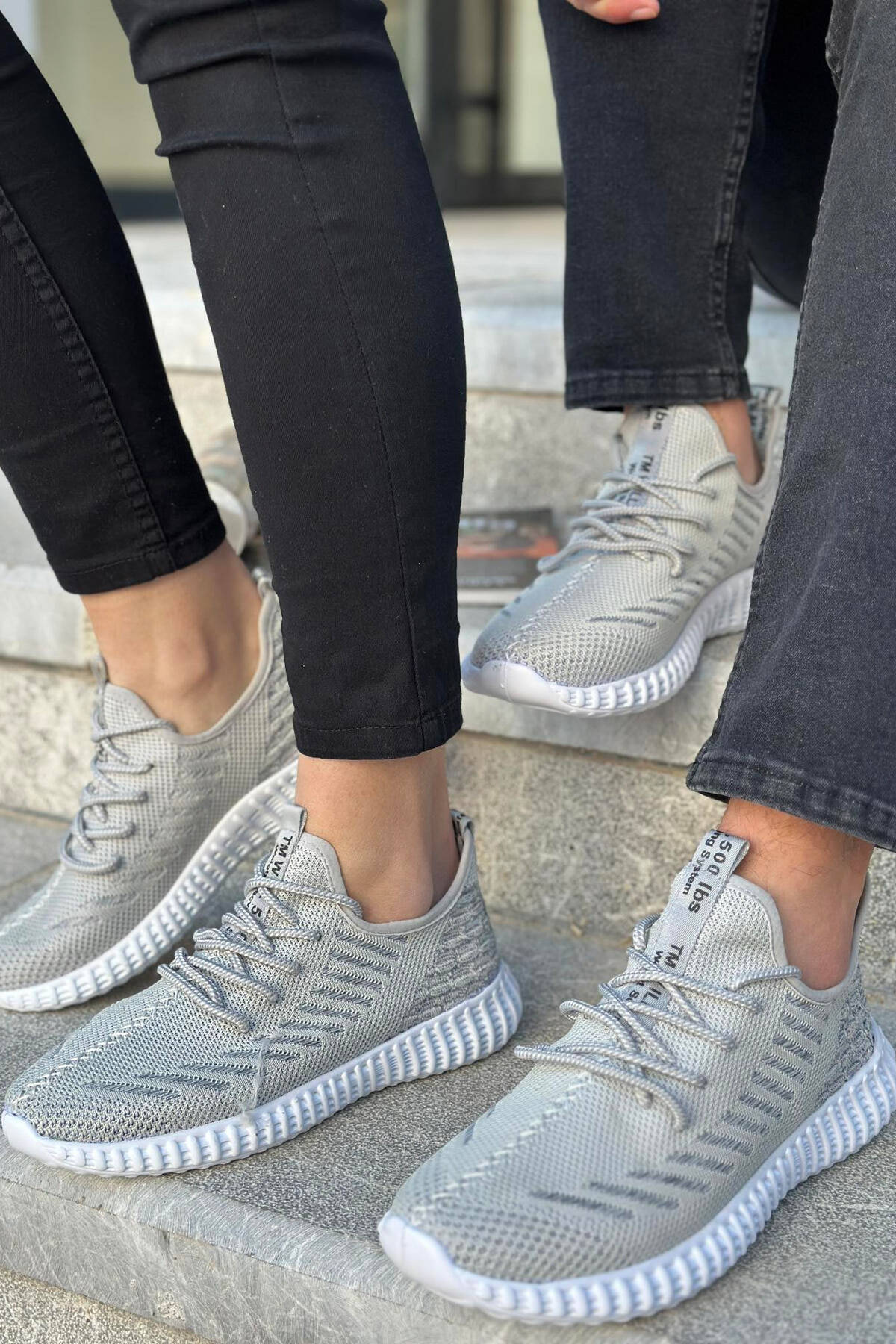 LACING SIMPLE WOMAN SNEAKERS LIGHT GREY SNEAKERS RA-2021