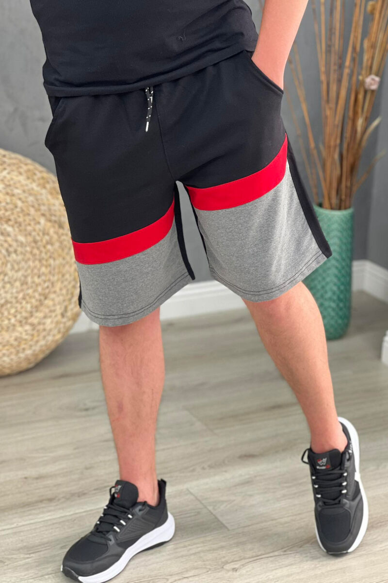 ROYAL SIMPLE MEN SHORTS BLACK/ E ZEZE SHORT SWEATPANTS KLAUDIO FASHION ...