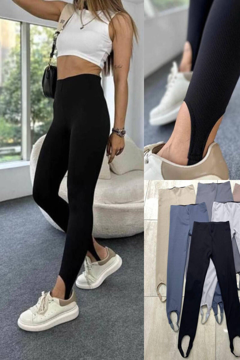 SIMPLE WOMAN LEGGINGS BLACK LEGGINGS GN-047
